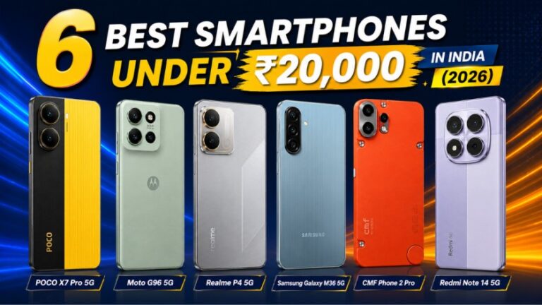 6 Best Smartphones Under ₹10,000 in India (2026)